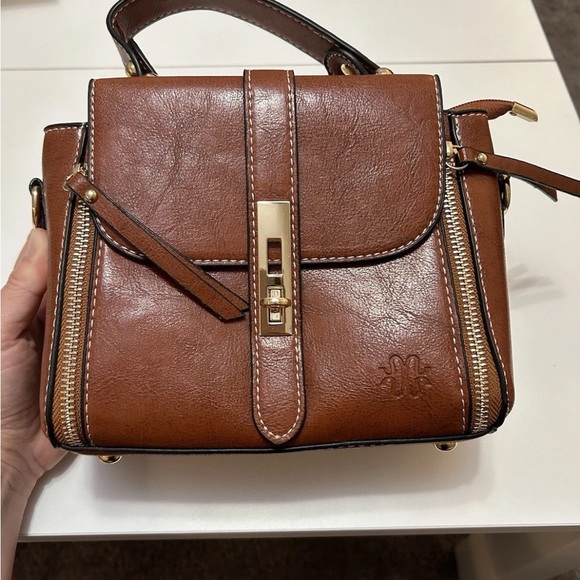 Bags | Parisian Chic Claire Handbag Stauer New | Poshmark